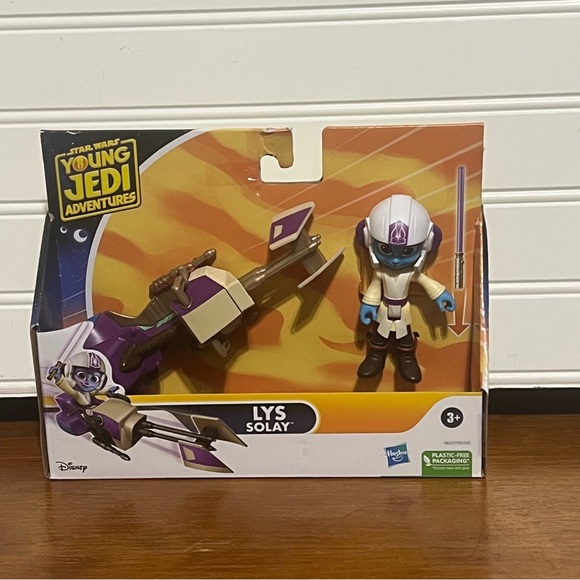 Hasbro | Toys | Star Wars Young Jedi Adventures Lys Solay Speeder Set ...
